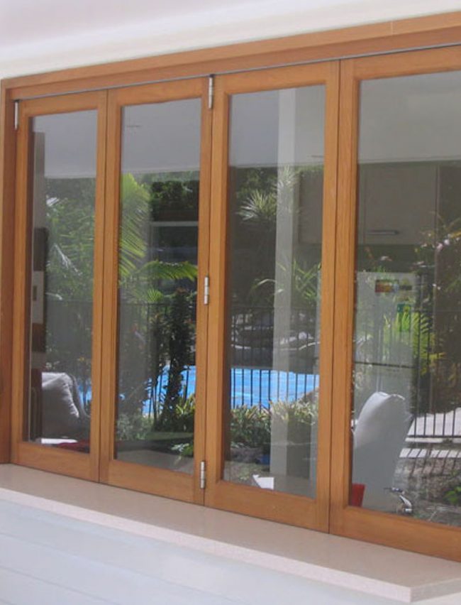 Eden Made Bifold Timber Windows with shelf2 - Eden Made