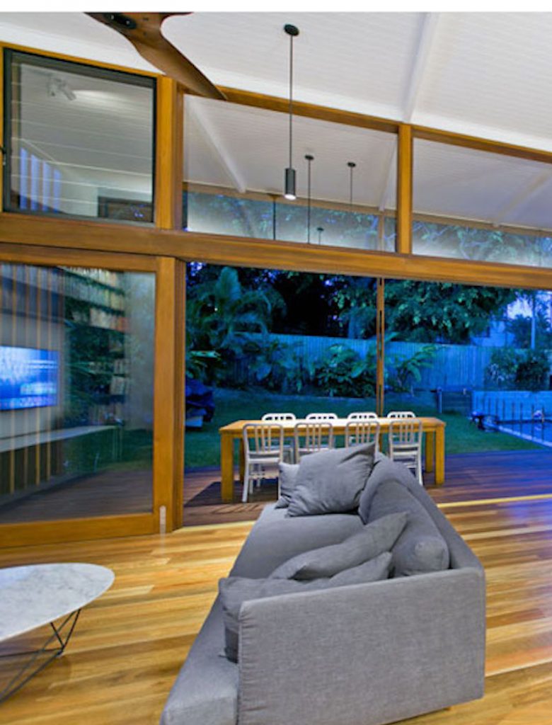 Eden Made’s Timber Stacker doors are ideal for wide spans you want to open